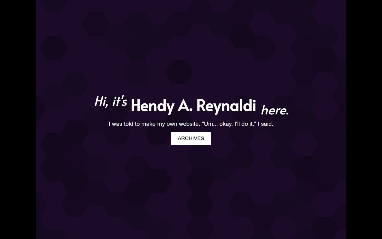 Hendy A. Reynaldi